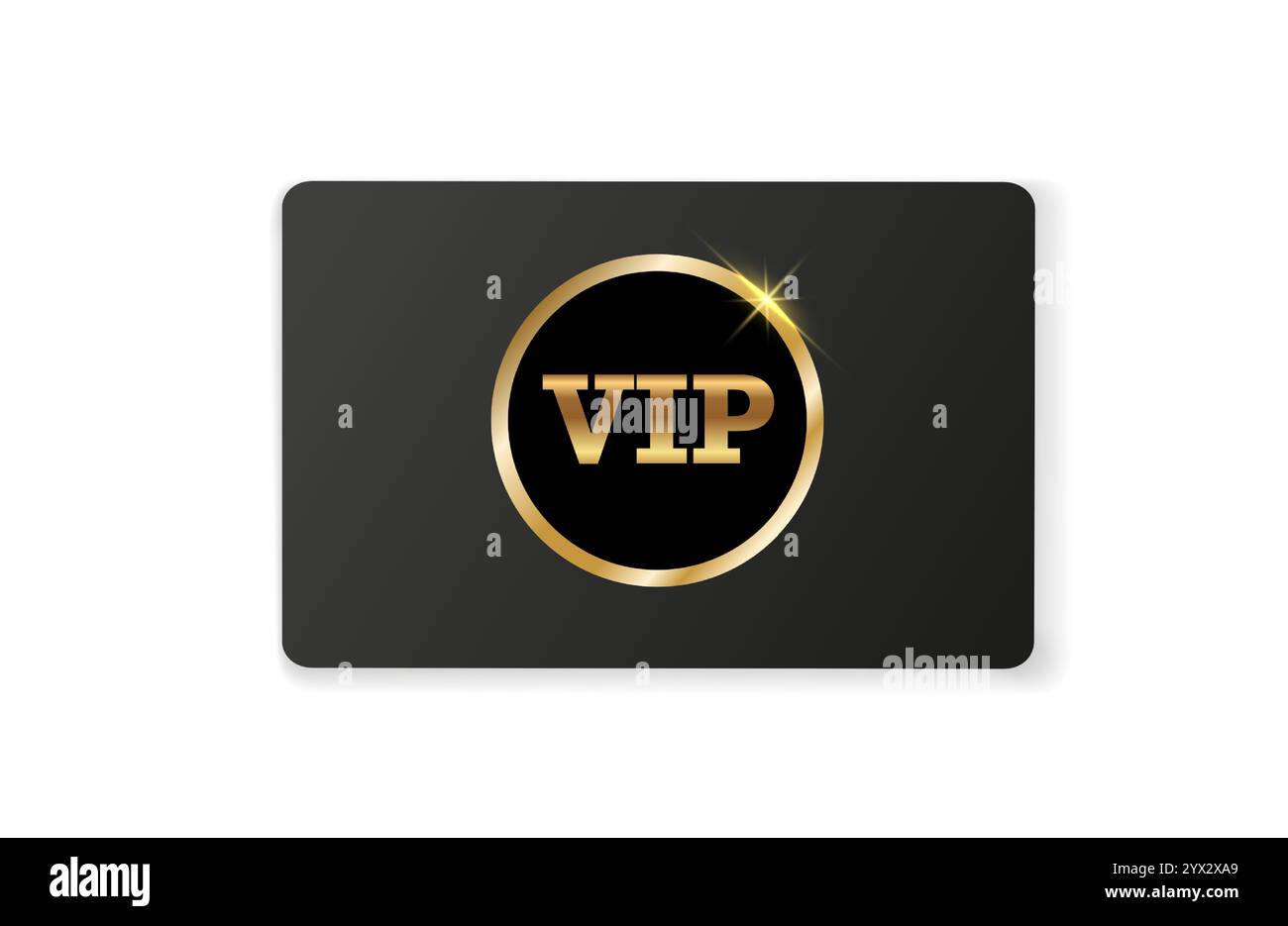 VIP card with gold elements in black color. Vector premium elegant VIP ...