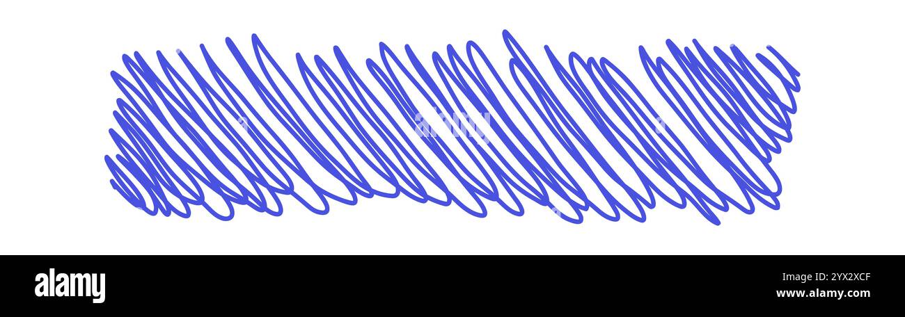 Scribble line. Hand Drawn lines in Pencil. Charcoal smears. Vector logo ...