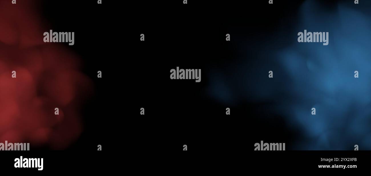 Red and Blue Smoke Fog Vector for Sports Banners, MMA Fight Posters ...