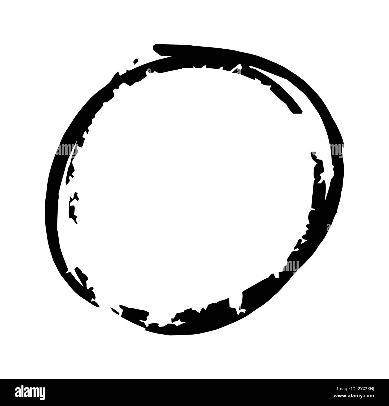 Grunge stamp draft mockups of grunge overlay round stamp. Vector circle ...