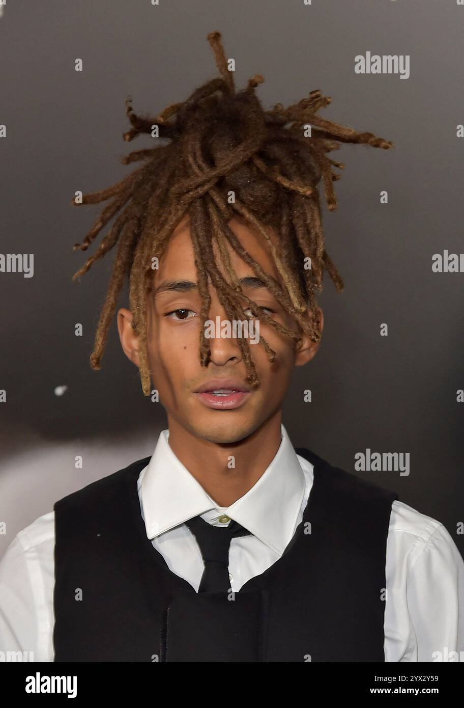 Hollywood, USA. 12th Dec, 2024. Jaden Smith arriving at Focus Features ...