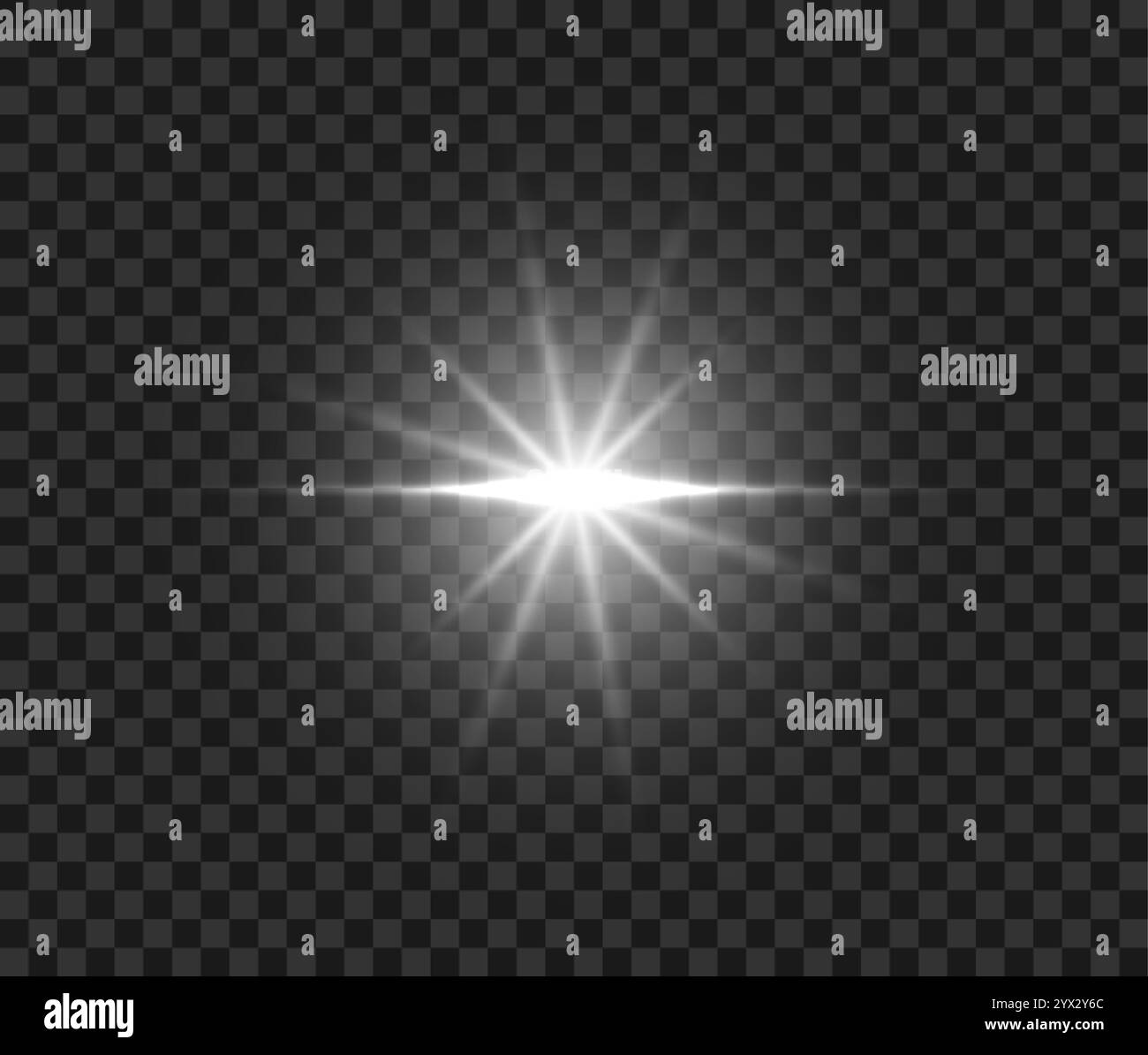 Flare light effects. Glowing star set. Vector optical lens flare light effect Stock Vector Image ...