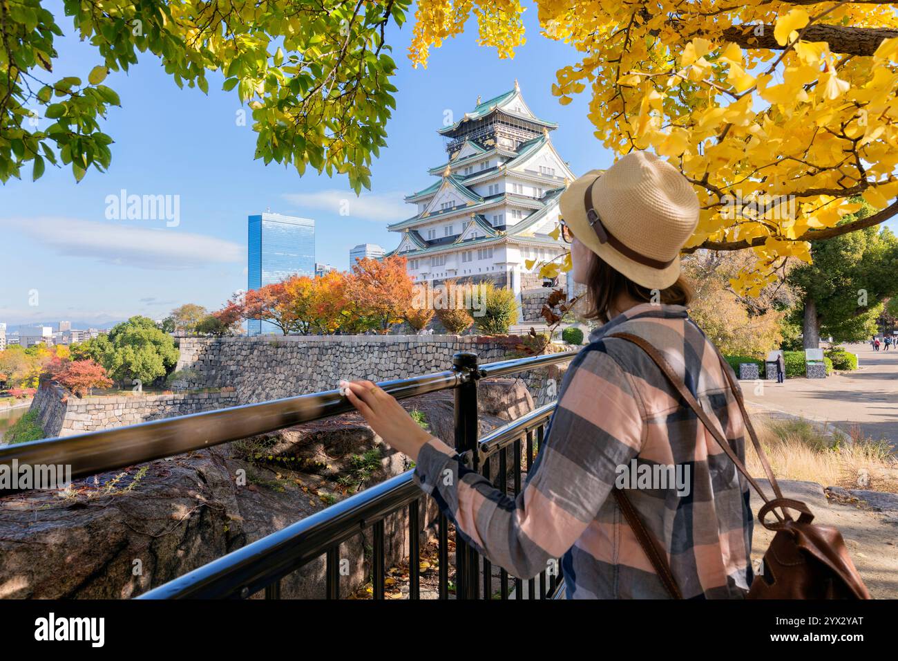 Osaka castle map hi-res stock photography and images - Alamy