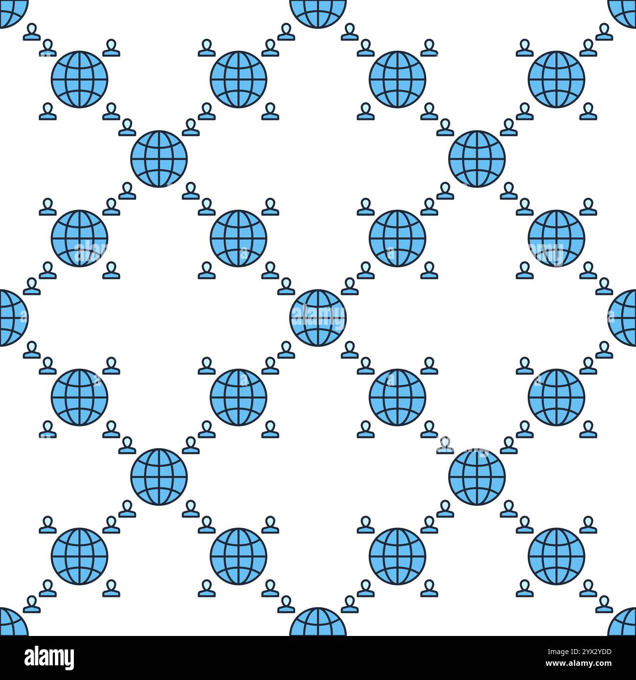 Four hemisphere world map Stock Vector Images - Alamy