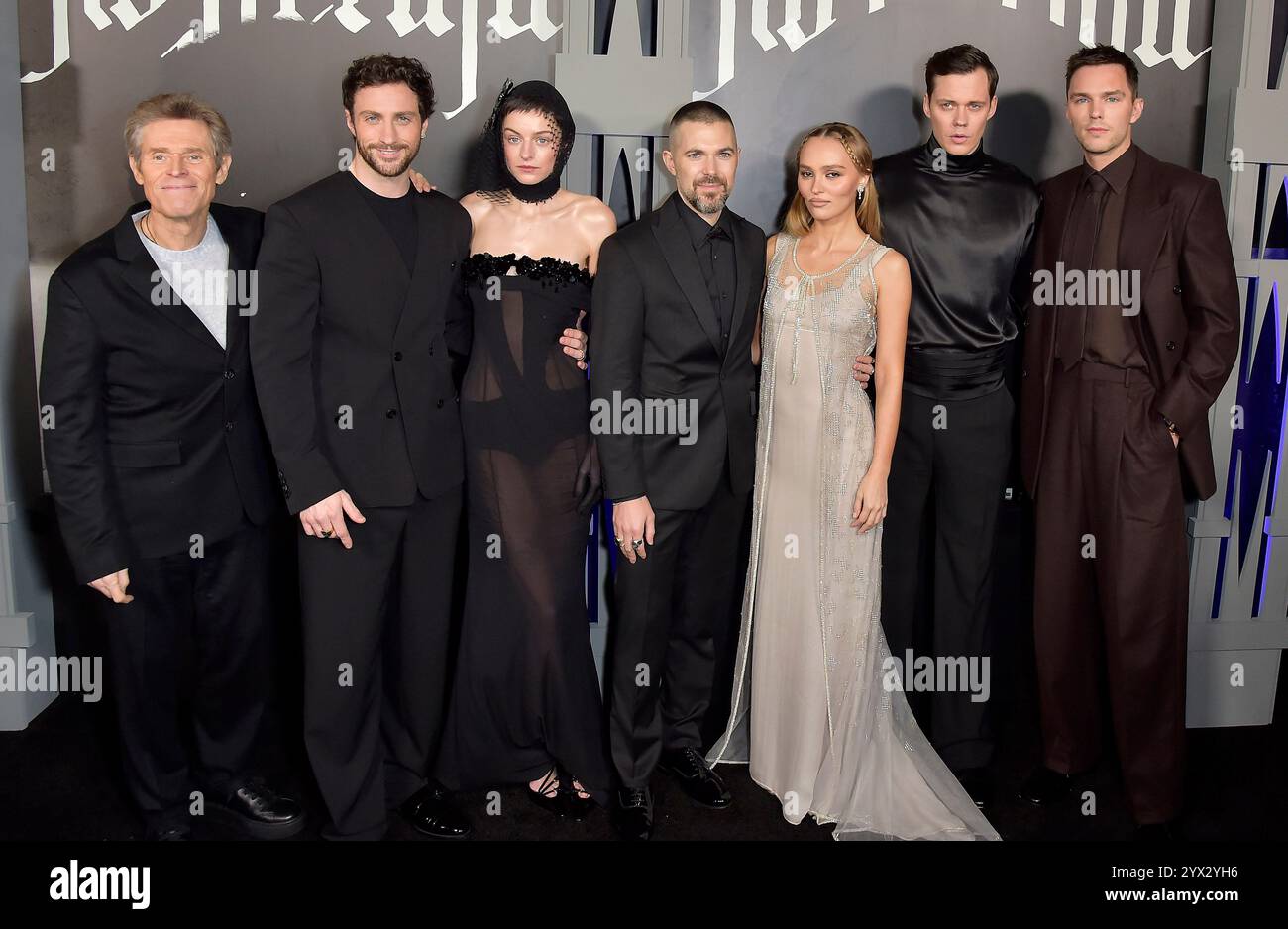 Hollywood, USA. 12th Dec, 2024. Willem Dafoe, Aaron Taylor-Johnson ...