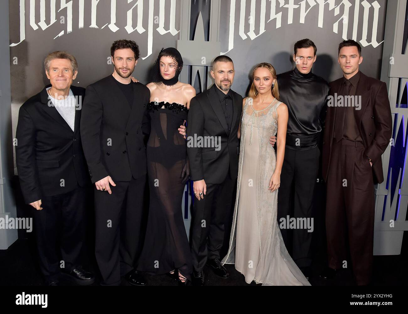 Hollywood, USA. 12th Dec, 2024. Willem Dafoe, Aaron Taylor-Johnson ...