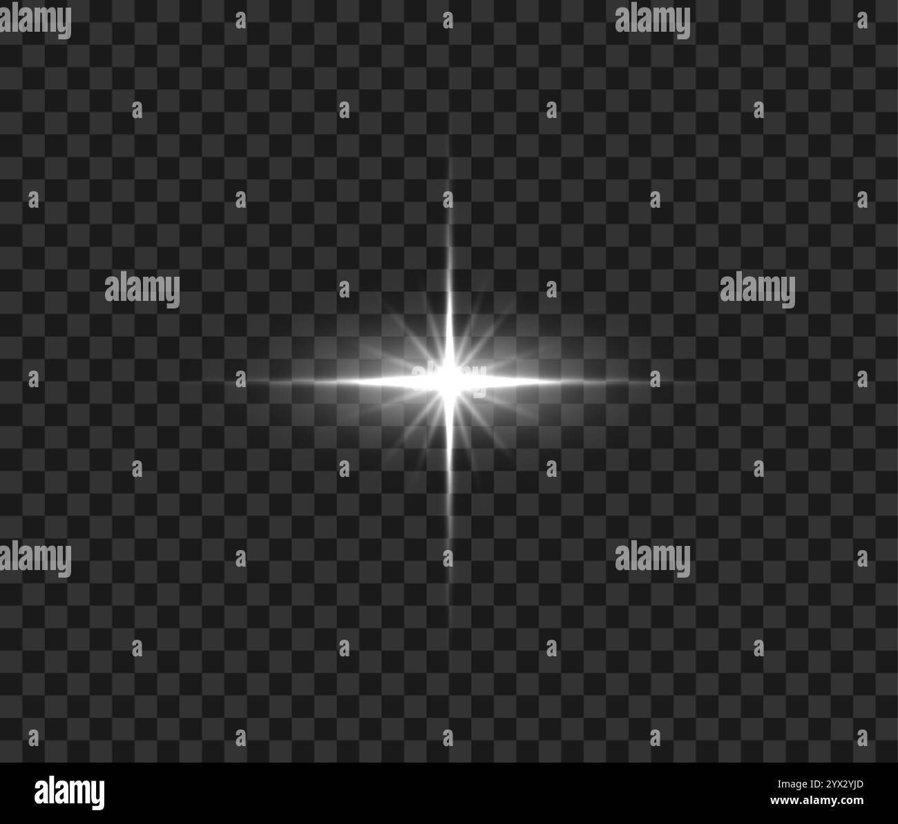 Flare light effects. Glowing star set. Vector optical lens flare light ...