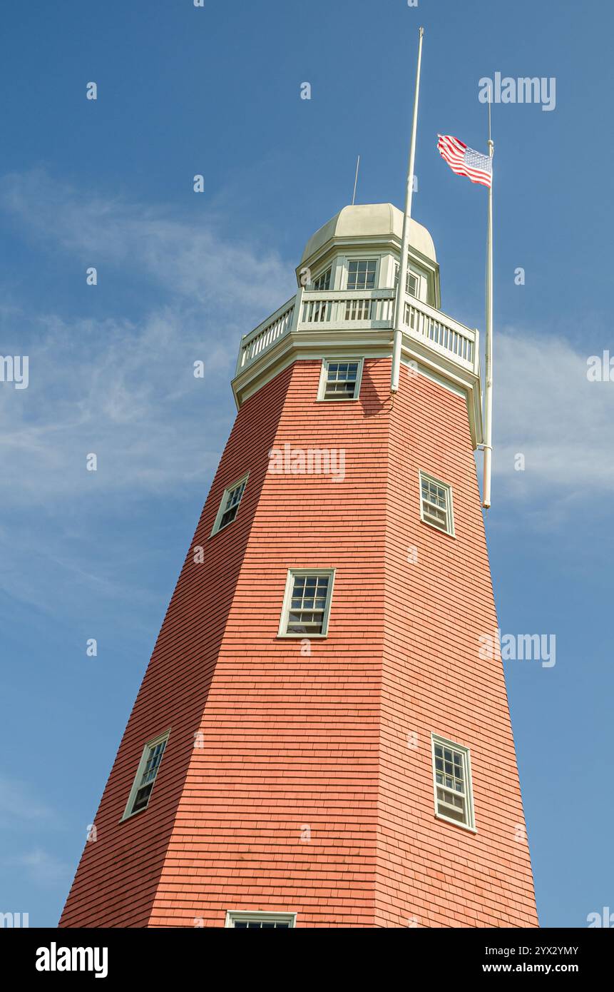 Portland Observatory a historic maritime signal tower on Munjoy Hill ...