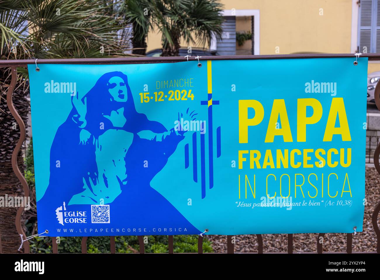 FRANCE. CORSE-DU-SUD (2A) AJACCIO, POPE FRANCIS TO VISIT CORSICA ON 15 ...