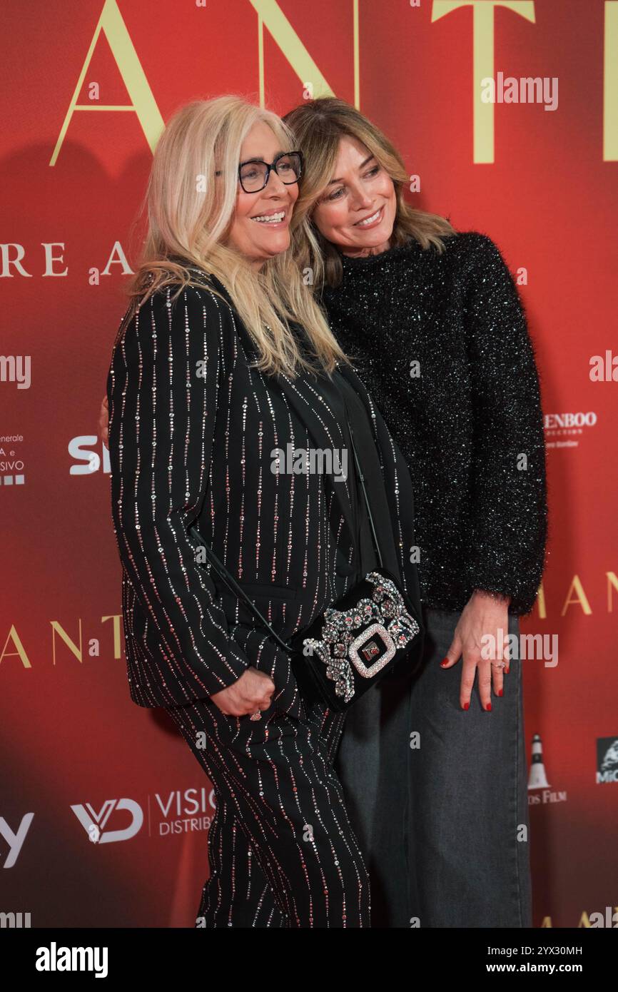 Rome, Italy. 12th Dec, 2024. Mara Venier and Elisabetta Ferracini ...