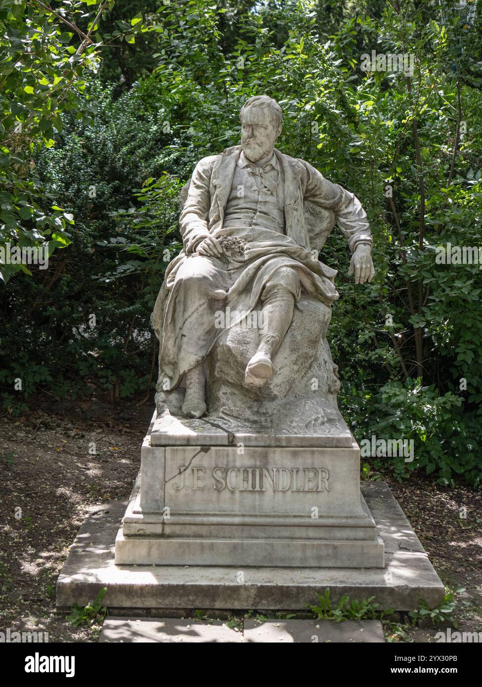 Emil Jakob Schindler Austrian Painter Monument in Vienna's Stadtpark ...