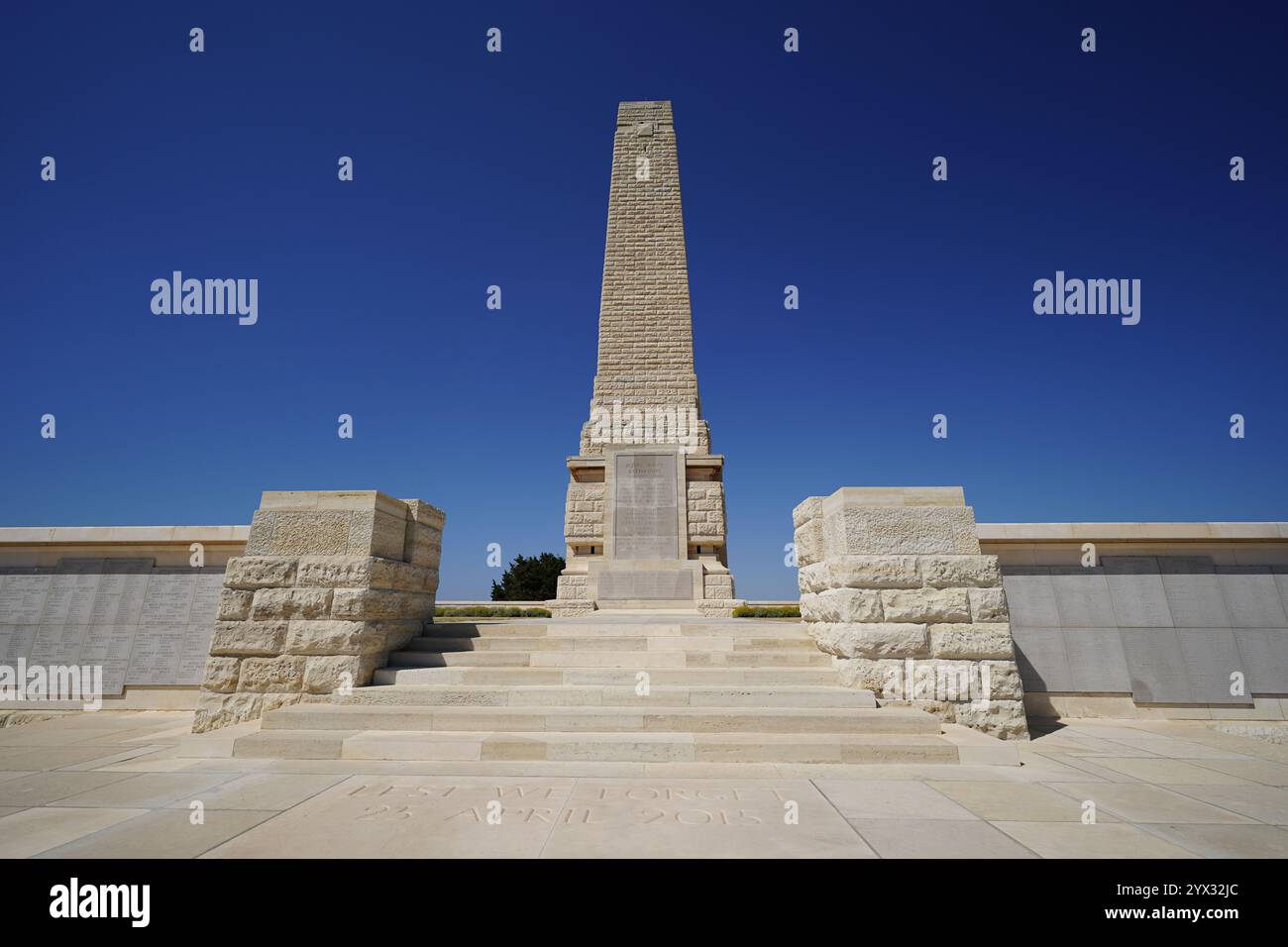 Cape Helles Memorial in Gallipoli, Canakkale City, Turkiye Stock Photo ...