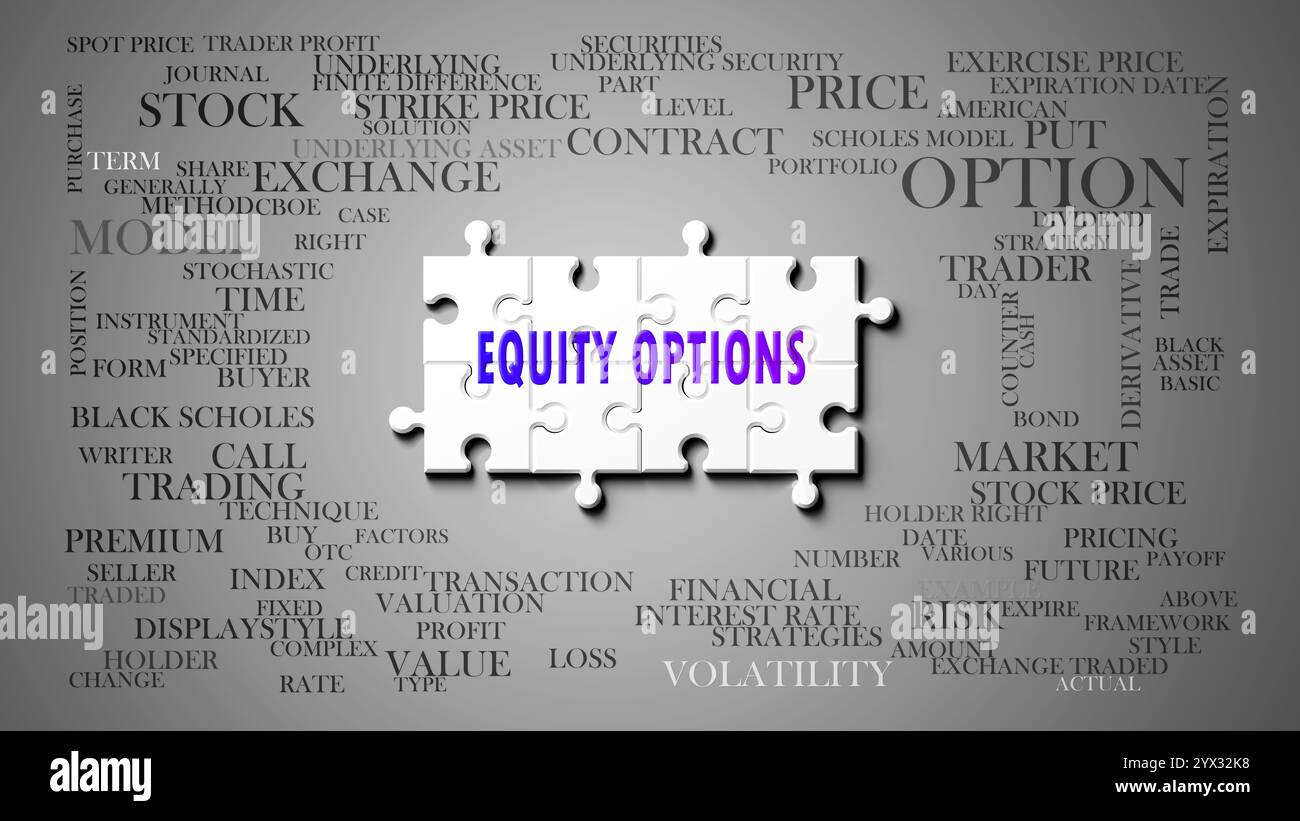 Equity Options as a complex subject, related to important topics spreading around as a word ...