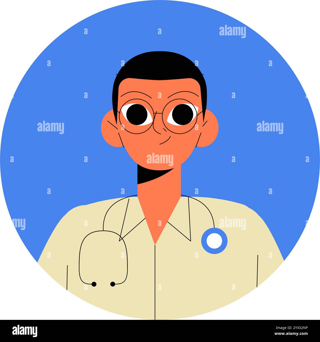 Healthcare professional representation Stock Vector Images - Alamy