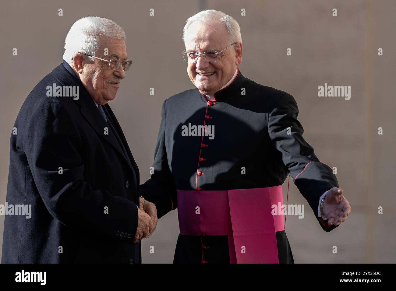 Vaticam City, Vatican, 12 December 2024.President of the Palestinian ...