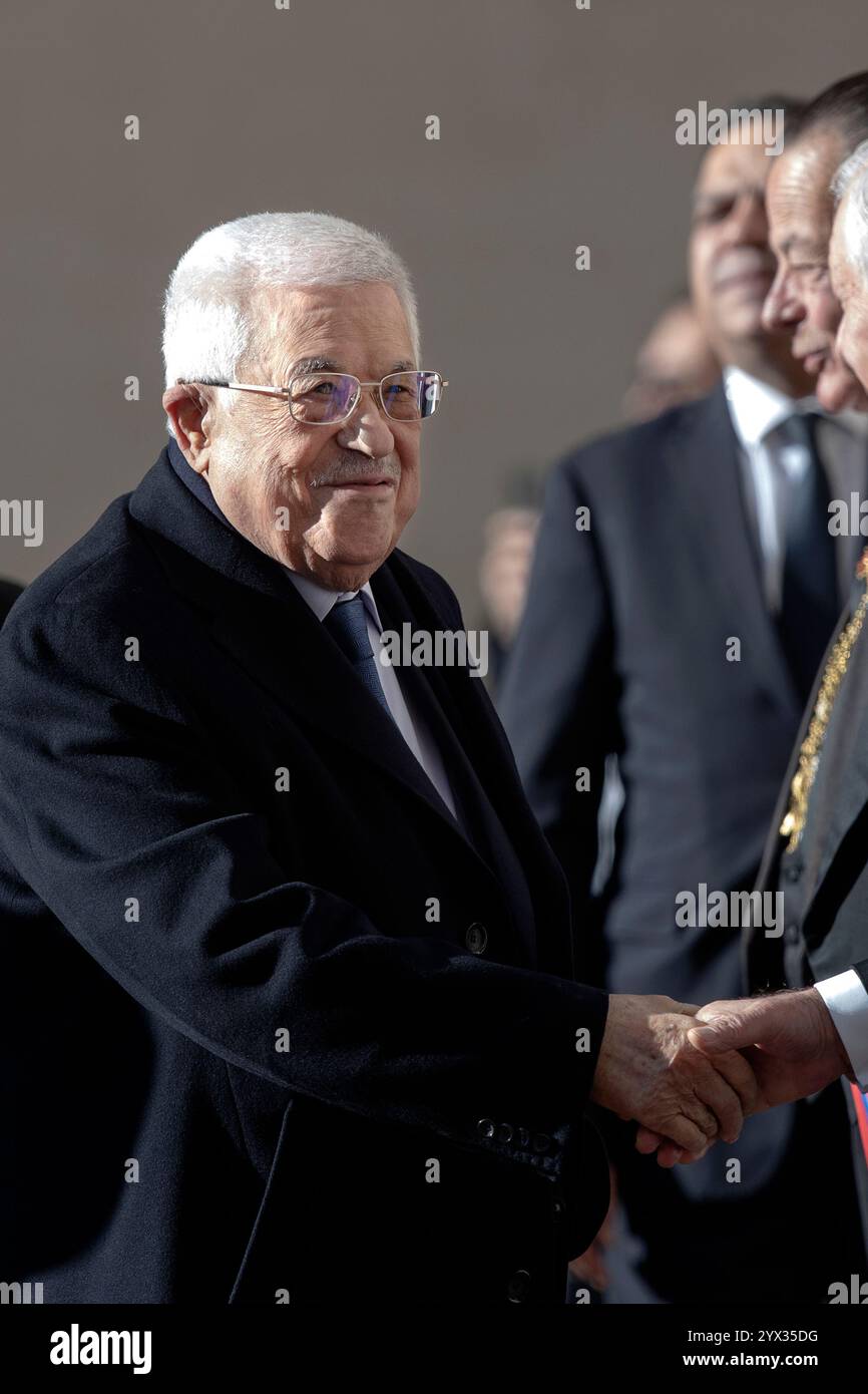 Vaticam City, Vatican, 12 December 2024.President of the Palestinian ...