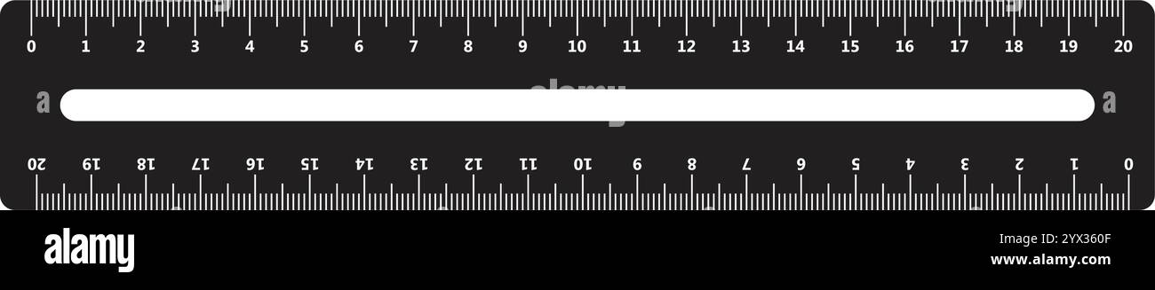 Metric measurement icon in flat style. Measure scale vector ...