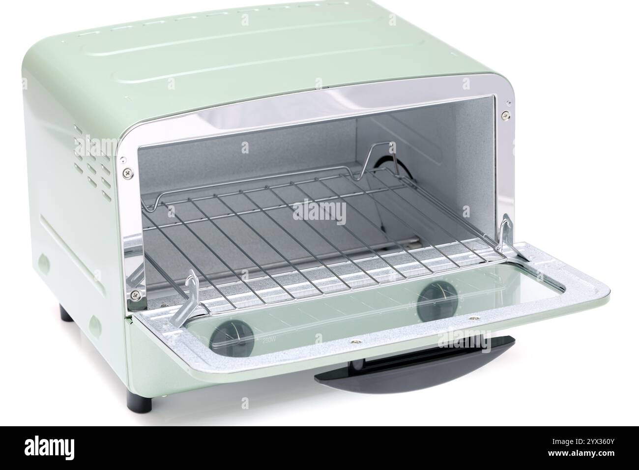 empty and clean oven toaster the one of necessary kitchenware isolated ...