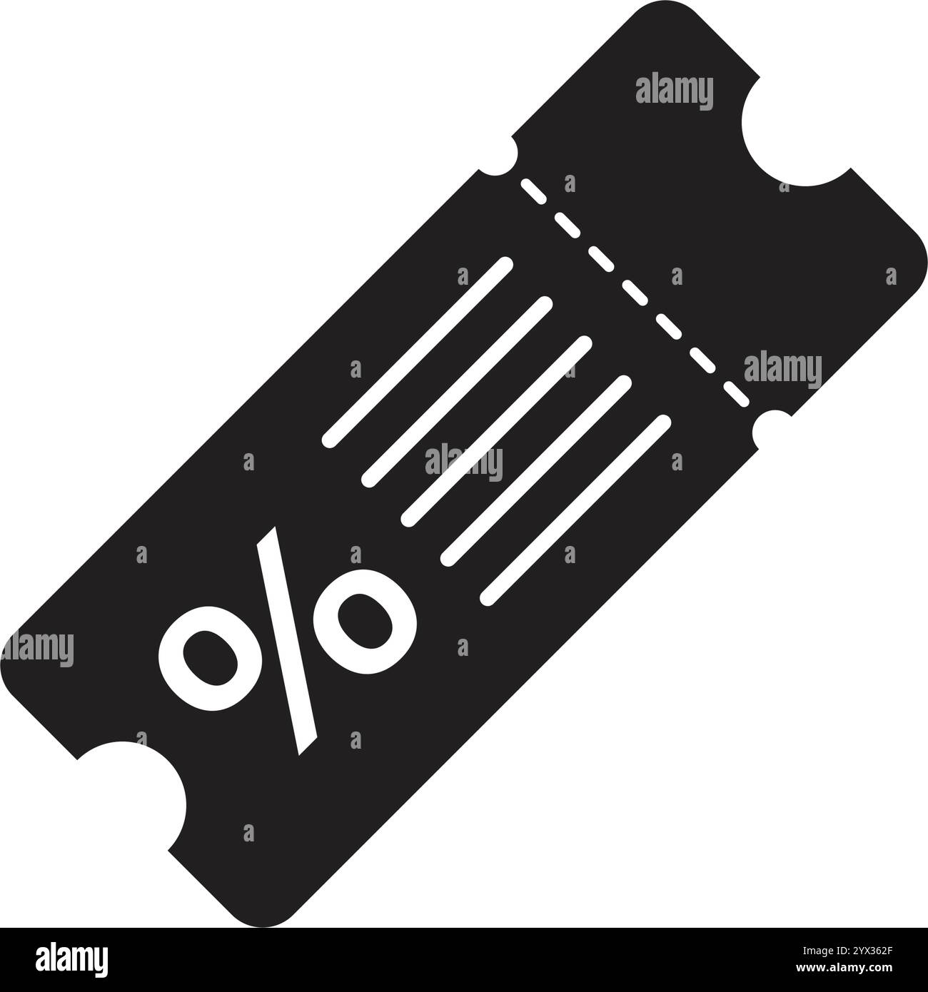 Gift voucher icon in flat style. Discount vector illustration on ...