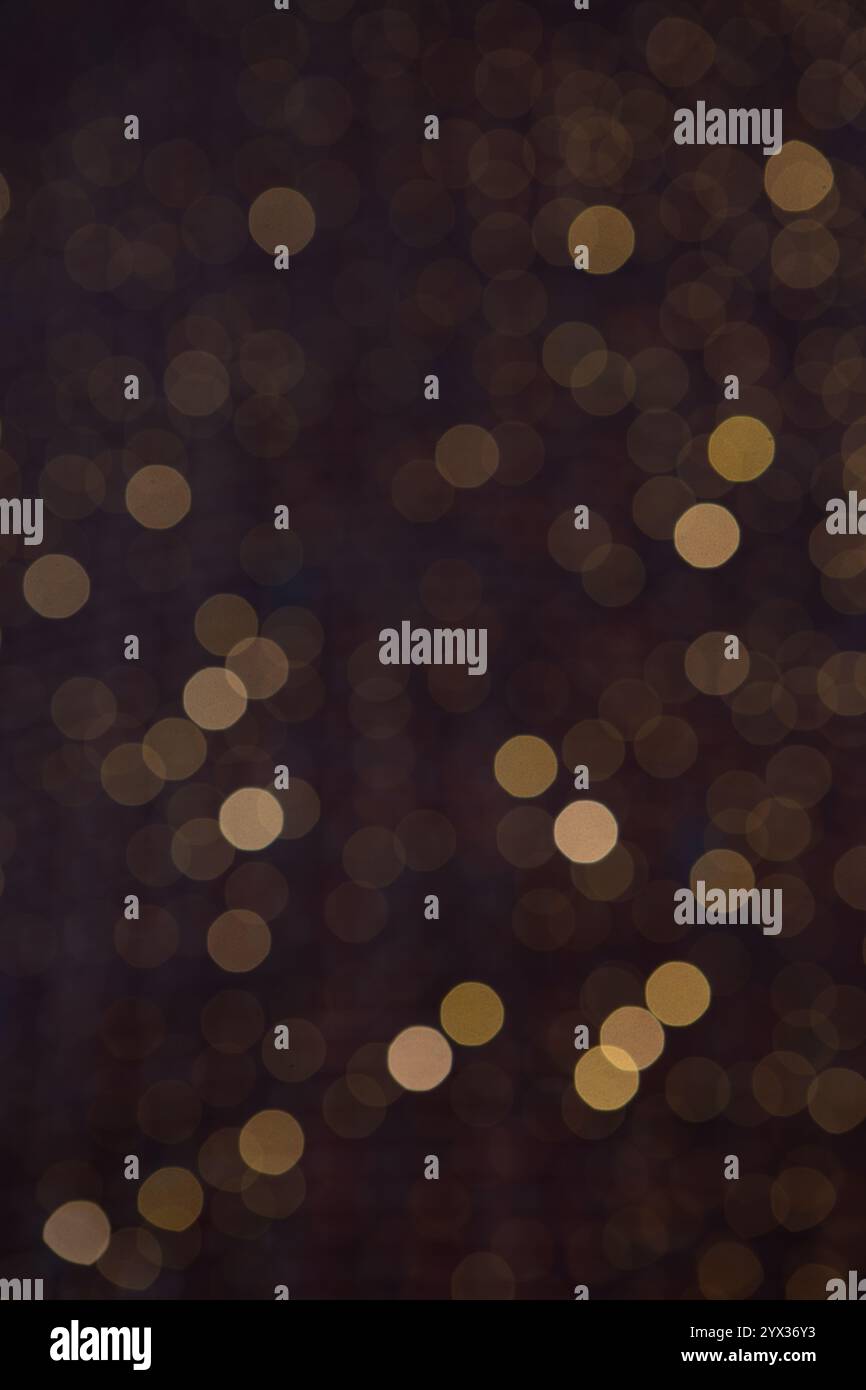 Graphic - diffuse golden lights Stock Photo - Alamy