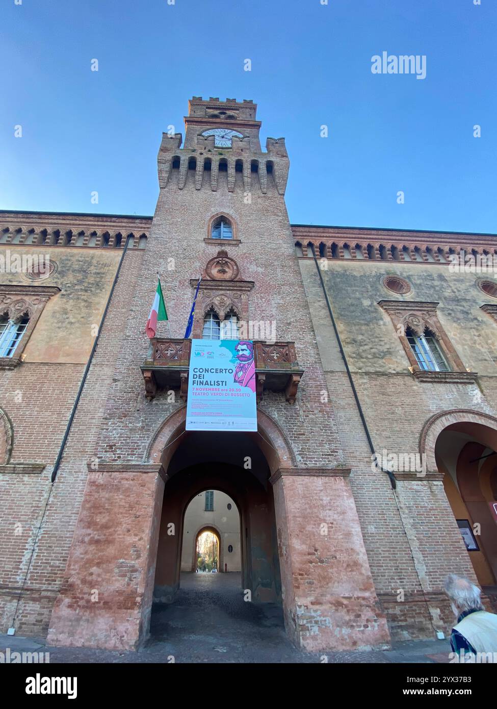 Busseto, Parma, Italy - November 23rd 2024 Palazzo pallavicino in ...