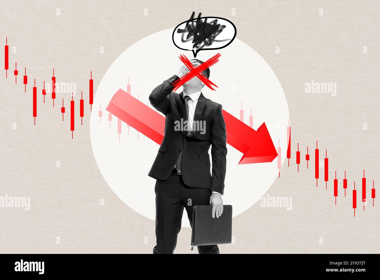 Investor stressed, Stock market crash, Financial crisis, Contemporary ...