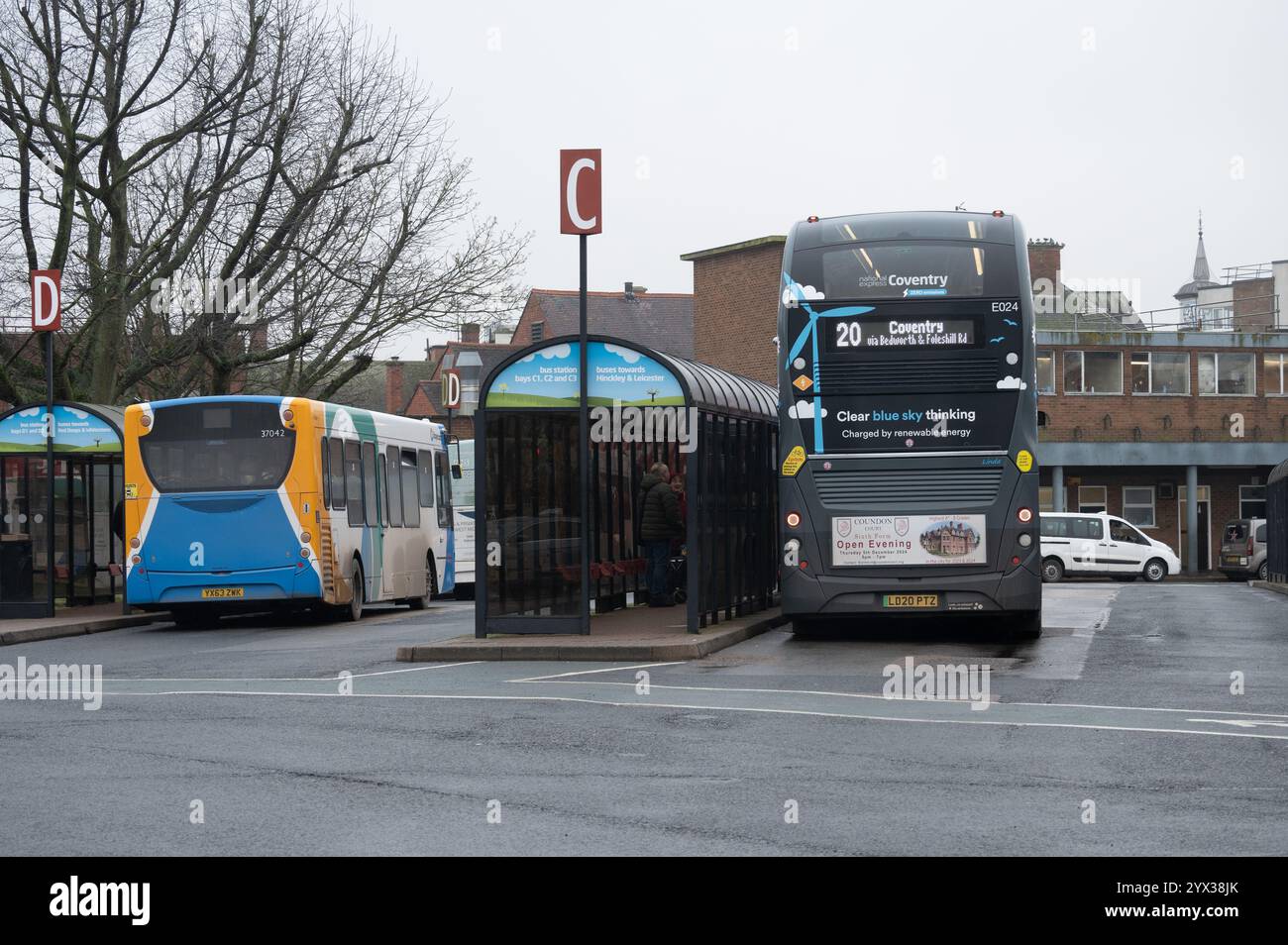 The bus station, Nuneaton, Warwickshire, England, UK Stock Photo - Alamy