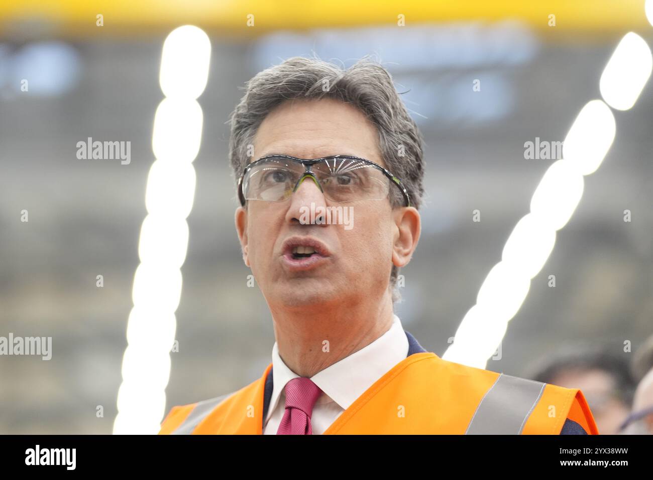 Energy Security and Net Zero Secretary Ed Miliband during a visit to ...