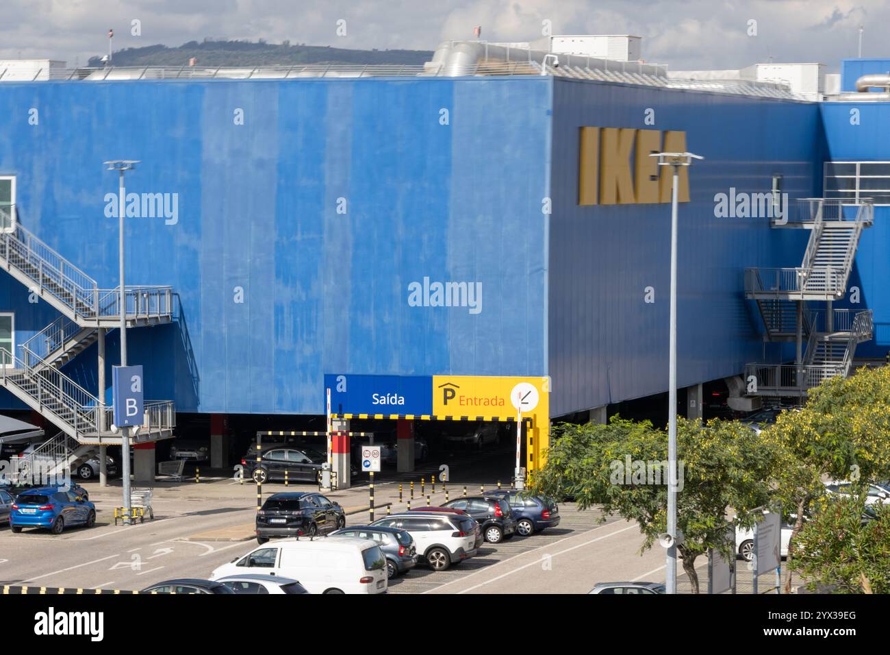 Ikea store exterior with parking lot and entrance in portugal Stock Photo - Alamy