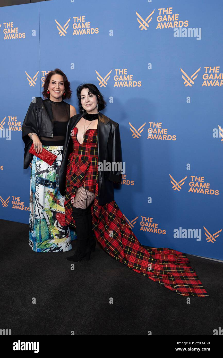 Los Angeles, USA. 12th Dec, 2024. Meredith Braun and Rebecca Ford ...