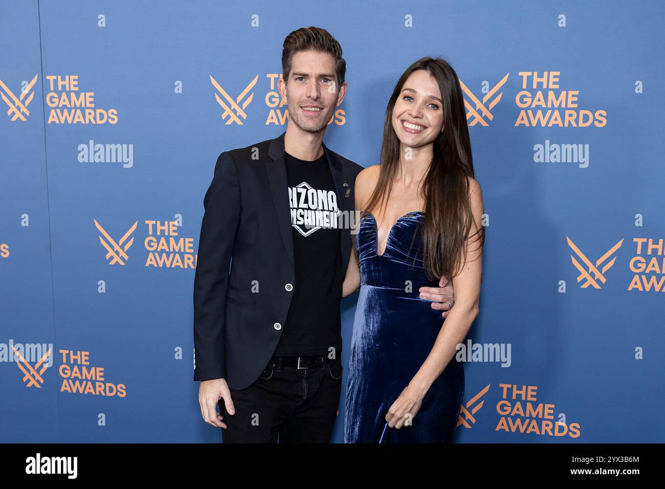 Los Angeles, USA. 12th Dec, 2024. Richard Stitselaar and Kimara Rouwit ...