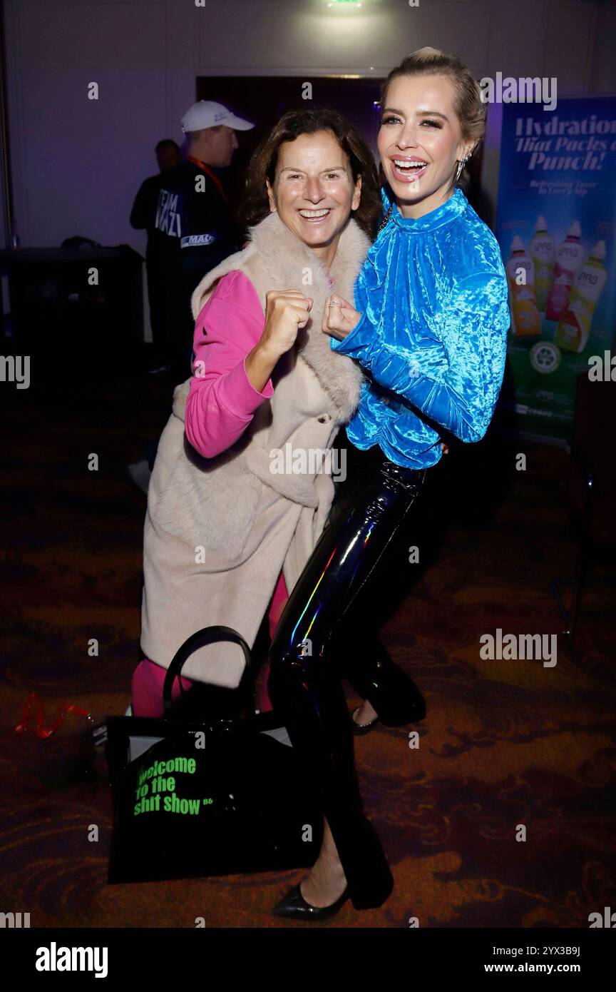 Claudia Obert und Verena Kerth bei der Universum Boxing Night 2024 im ...