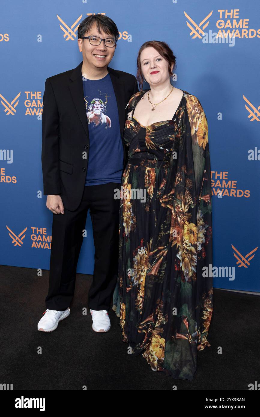 Los Angeles, USA. 12th Dec, 2024. Earnest Yuen and Emma Bridle attend ...
