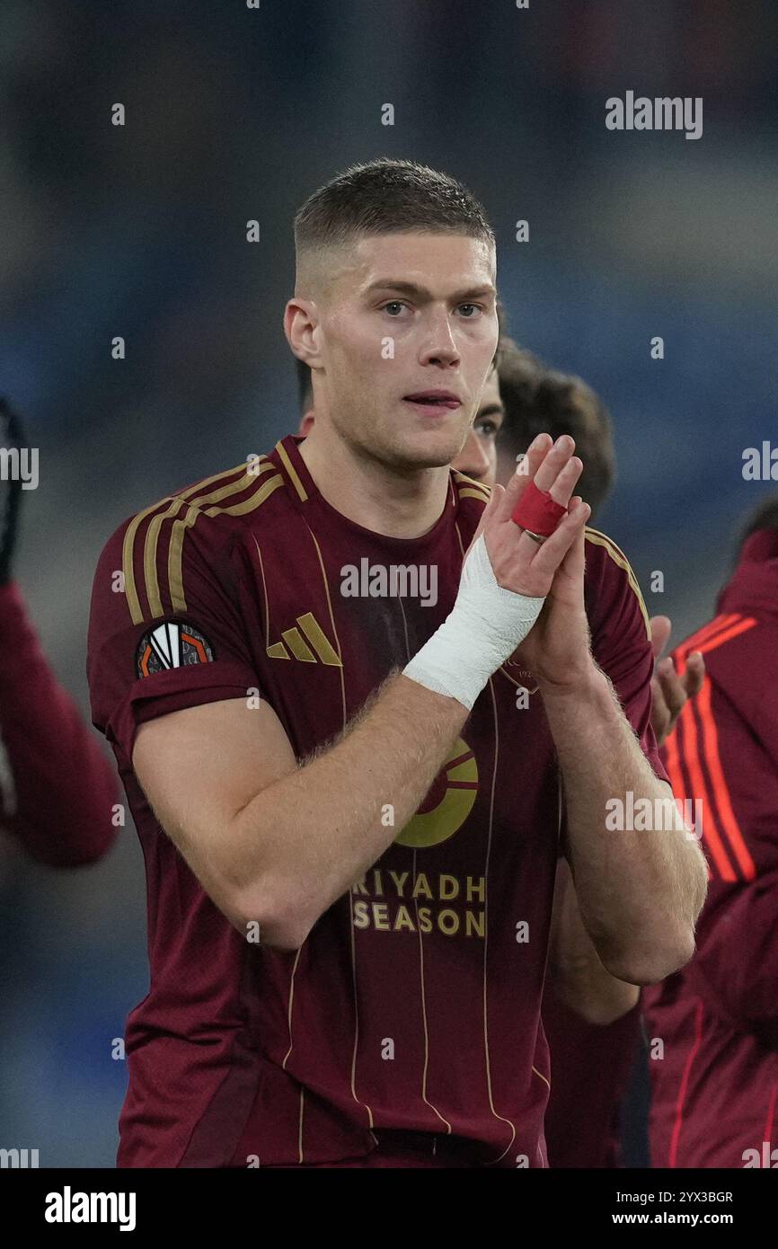 Roma, Italia. 12th Dec, 2024. Roma's Artem Dovbyk during the UEFA ...