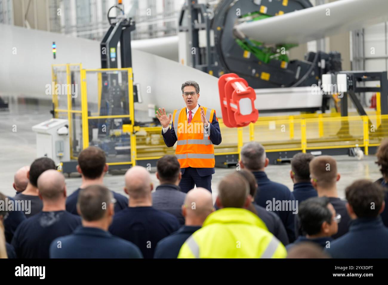 Energy Security and Net Zero Secretary Ed Miliband during a visit to ...
