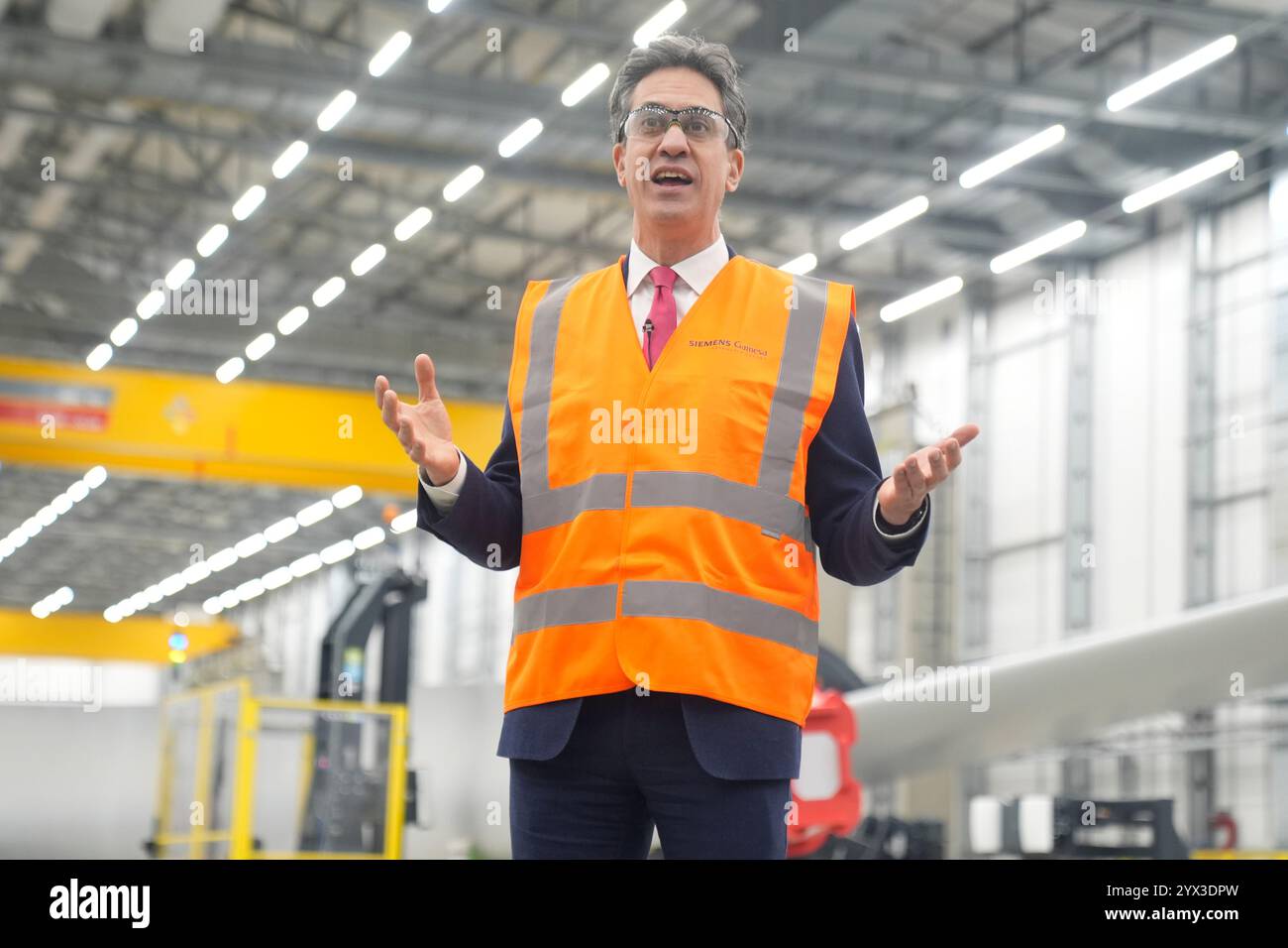 Energy Security and Net Zero Secretary Ed Miliband during a visit to ...