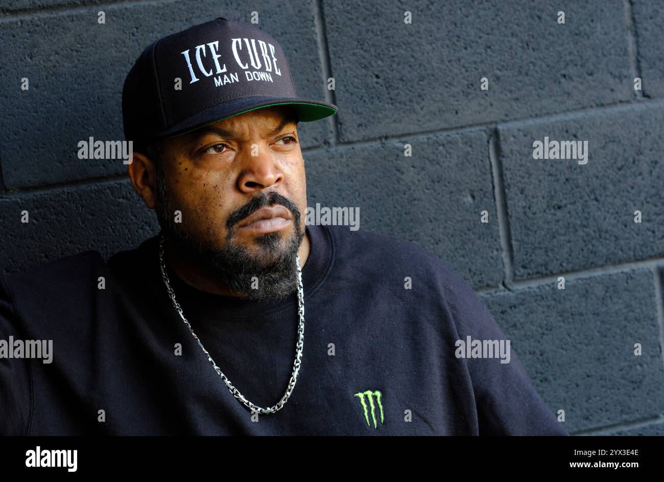 Ice Cube poses for a portrait at his studio in Los Angeles on Wednesday ...