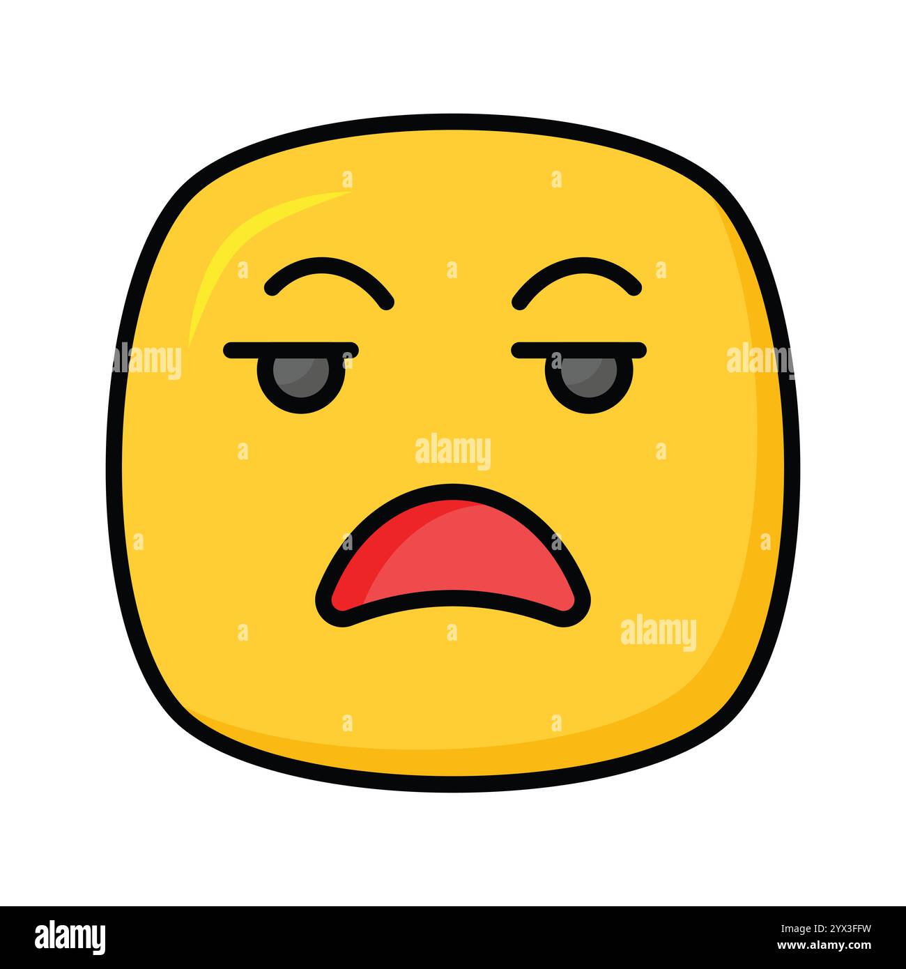 Irritated emoji vector design, ready to use and download premium vector ...