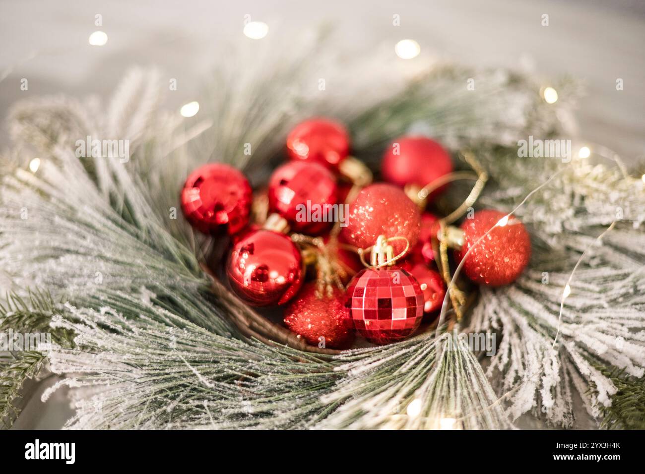 Sparkling red disco ball hi-res stock photography and images - Alamy