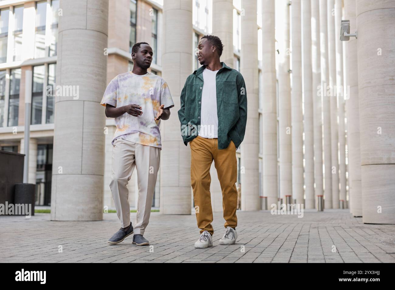 African college student walking hi-res stock photography and images - Alamy