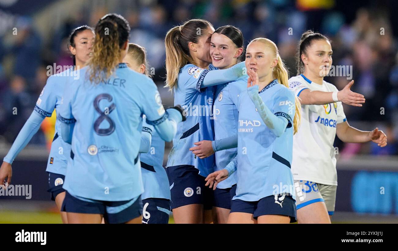 Manchester, England, 12th December 2024. Lily Murphy of Manchester City ...