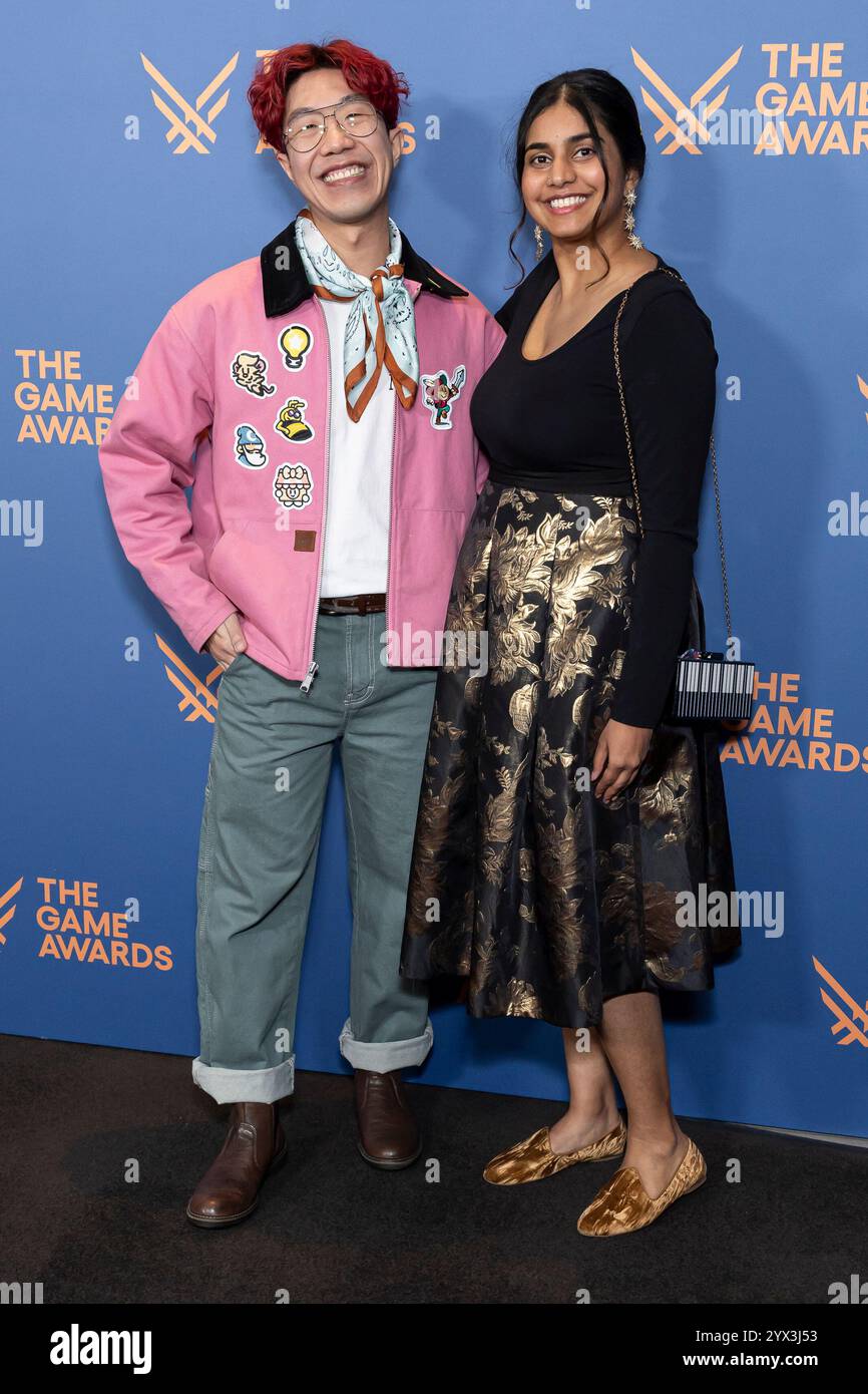 Los Angeles, USA. 12th Dec, 2024. Jared J. Tan and Amelia Datla attend ...