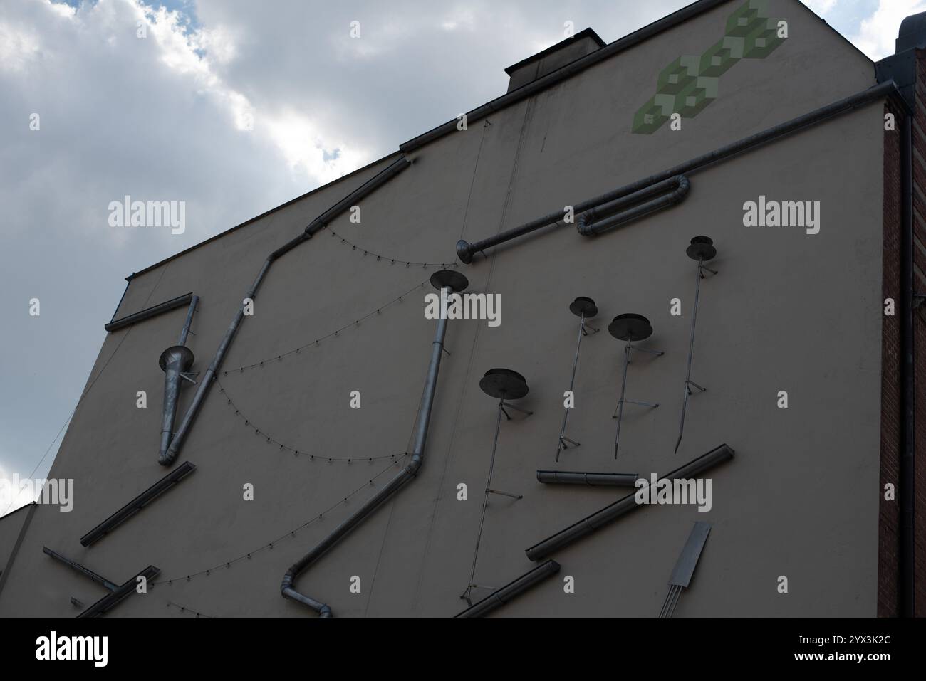 "Green Symphony" street art installation in Poznań, blending nature ...