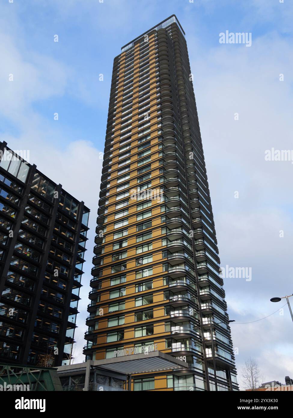 Principal Tower, Principal Place, 50 storey Luxury apartment block in ...