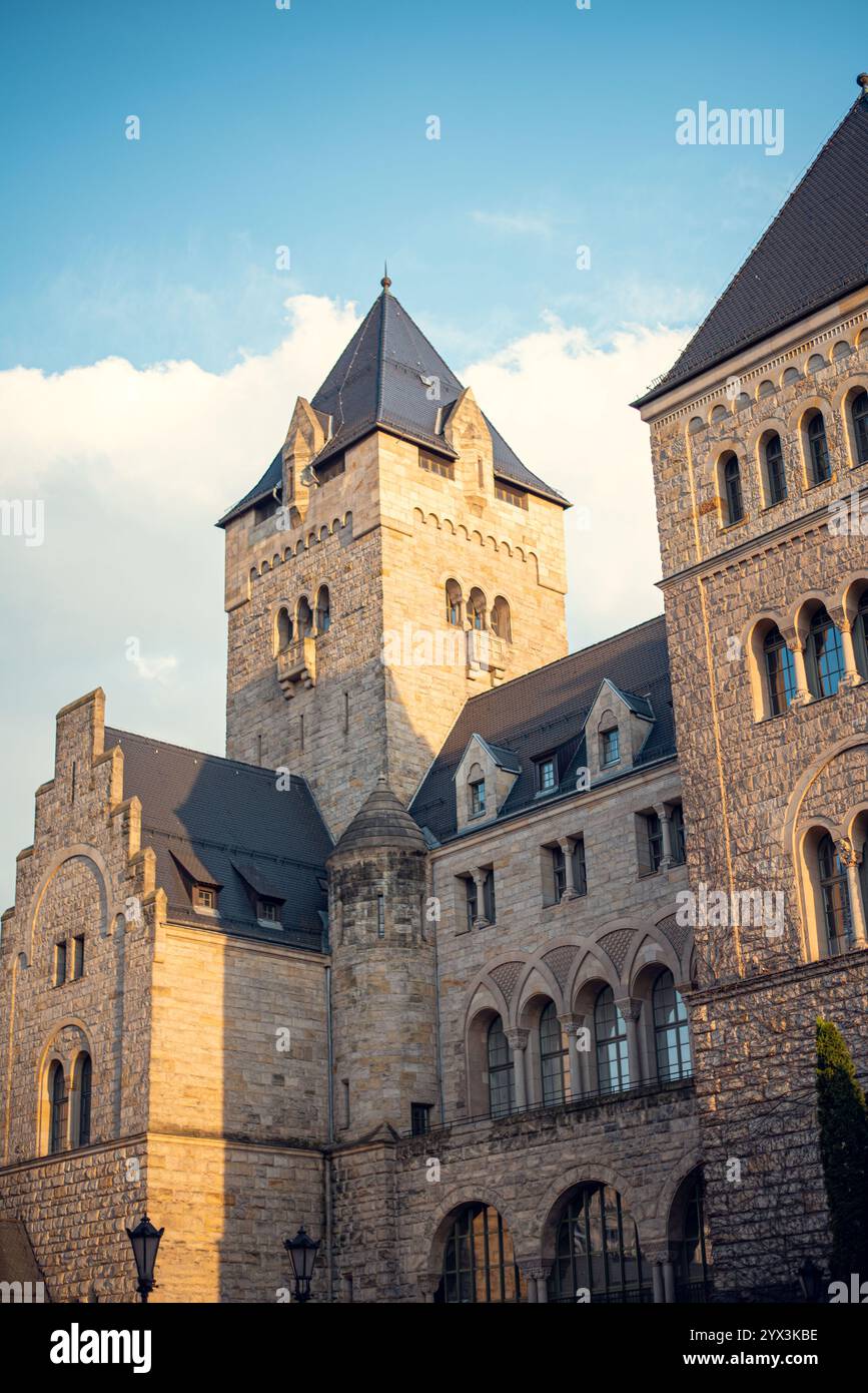 The Imperial Castle in Poznań, Poland, a historic landmark built during ...