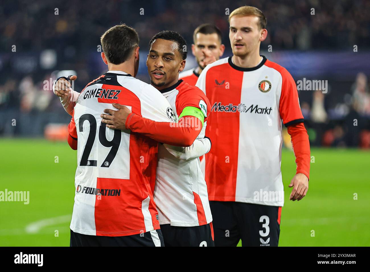ROTTERDAM, 11-12-2024, Stadium de Kuip, Champions League, 2024/2025 ...