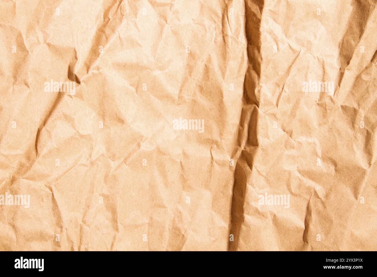 Crumpled beige paper texture. Wrinkled surface, abstract background ...