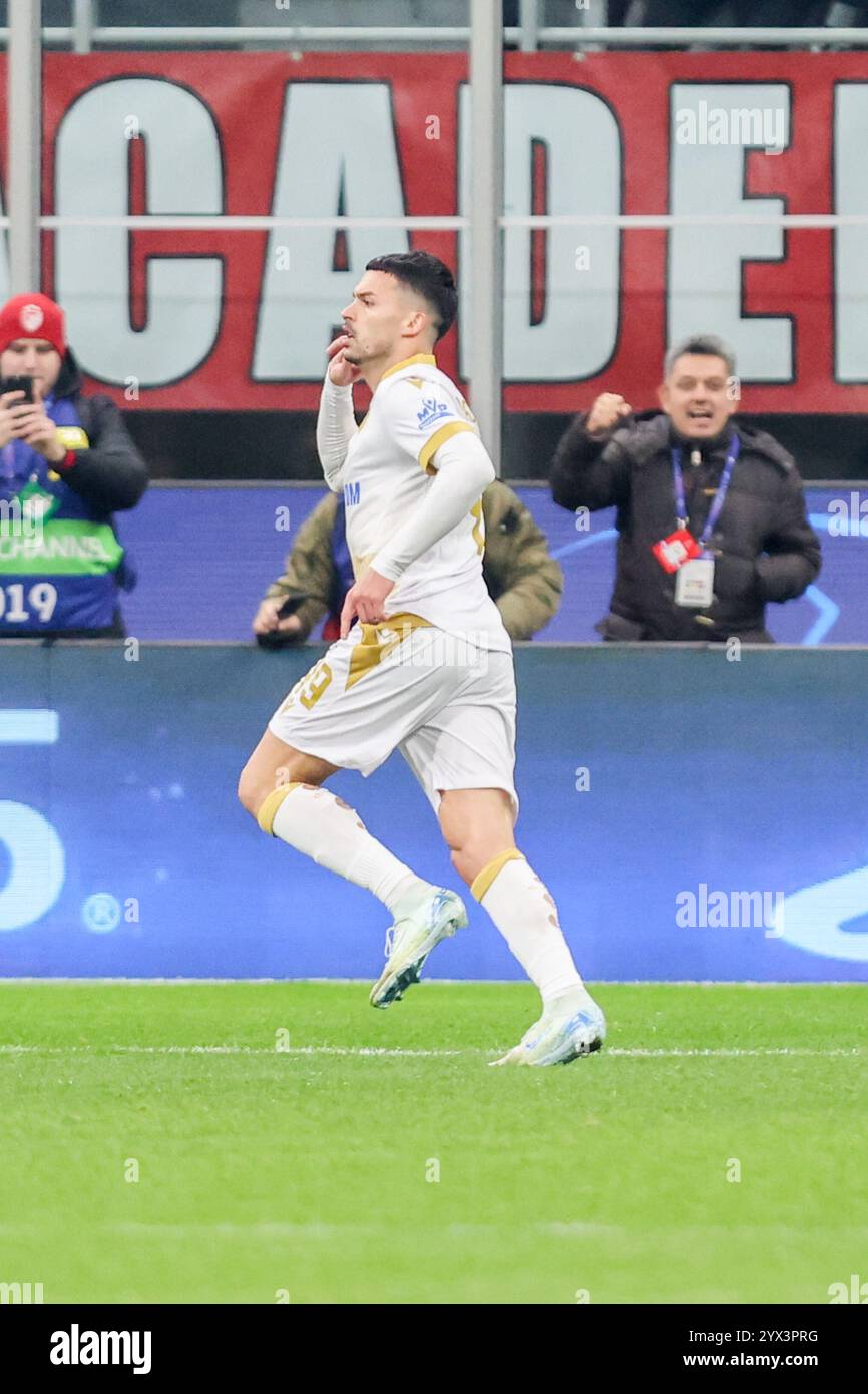 December 11 2024 Milan sport, soccer - Ac Milan - Stella Rossa Uefa ...