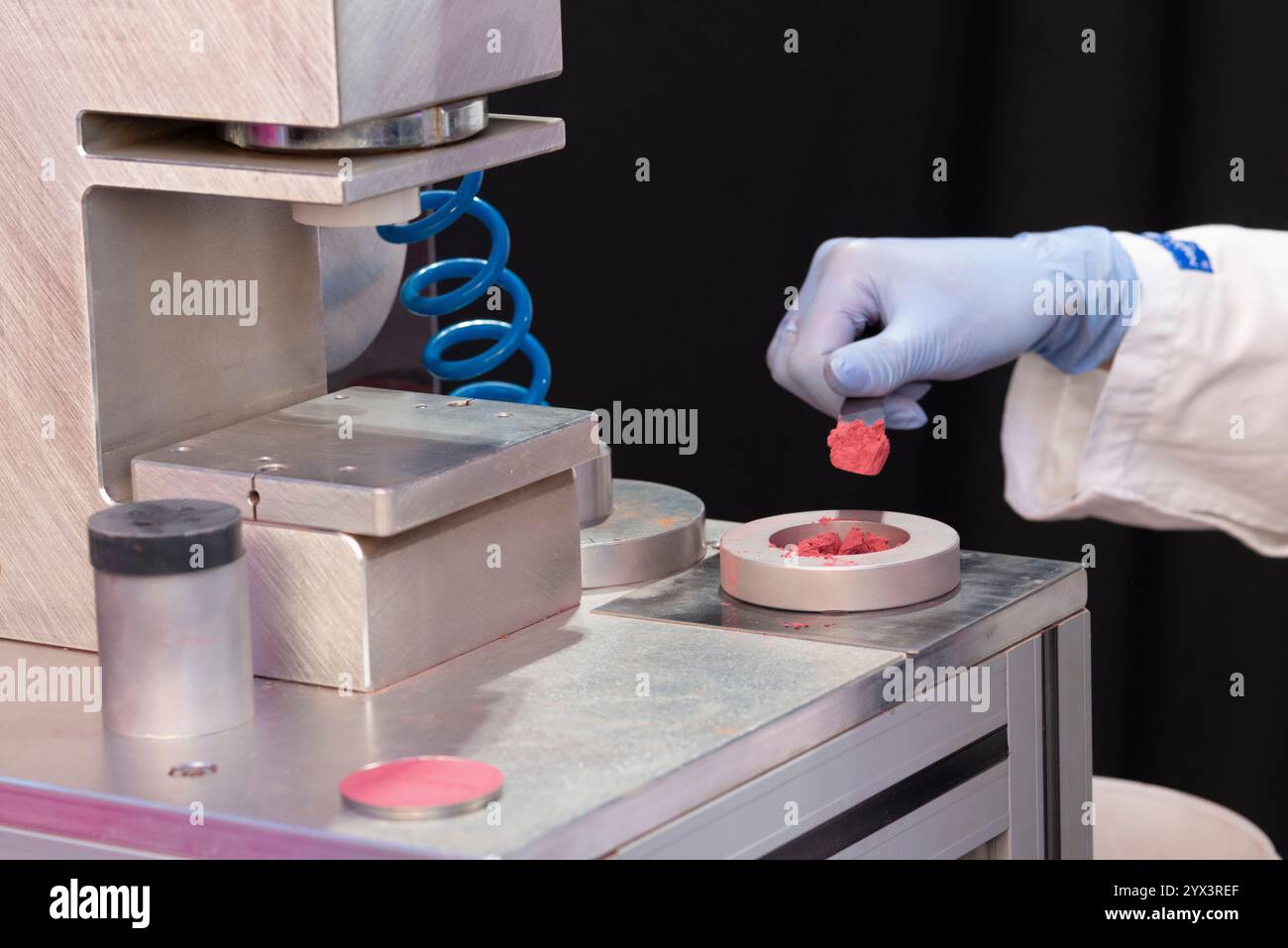 Pressed Powder Production Factory Stock Photo - Alamy