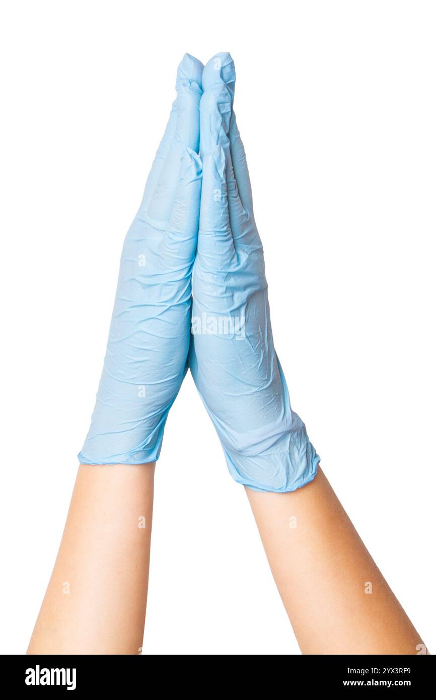 Folded hands for prayer Cut Out Stock Images & Pictures - Alamy